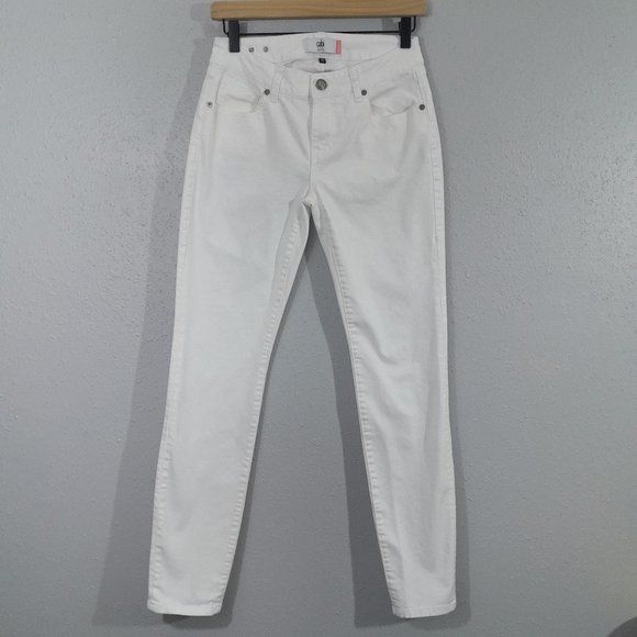CAbi | Jeans | Cabi Slimmie Denim Jeans White Size 2 | Poshmark